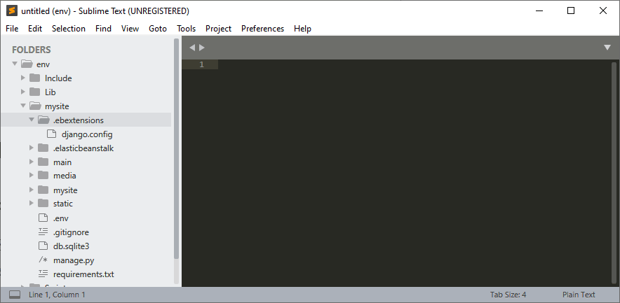 Create a new file called https-redirect-python.config